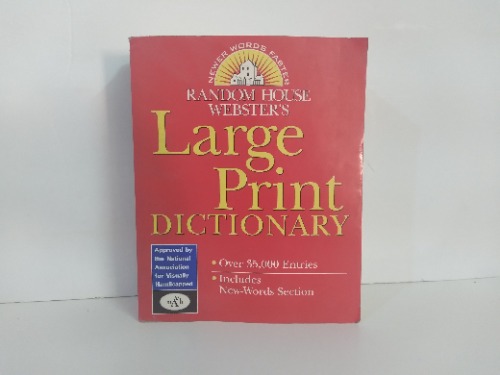 Large print DICTIONARY