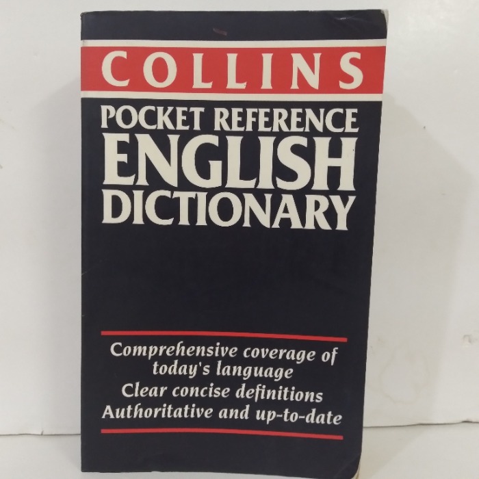 Collins pocket reference english dictlonary